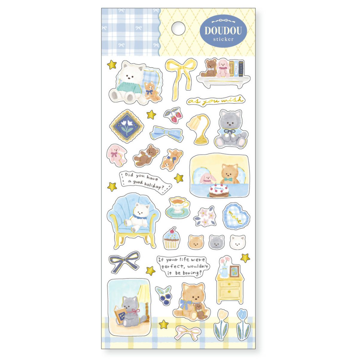 Mind Wave Stickers - Doudou - Cats – Noted Stationery